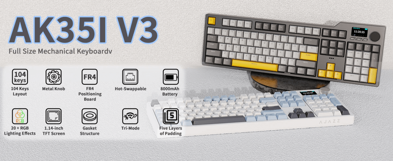 AJAZZ AK35I V3 MAX Keyboard - PC MOD NEPAL